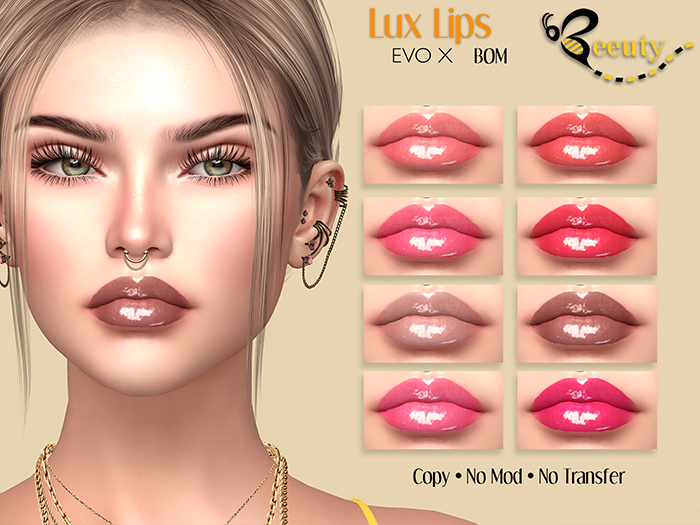 Second Life Marketplace - Beeuty - Lux Lips EvoX BOM